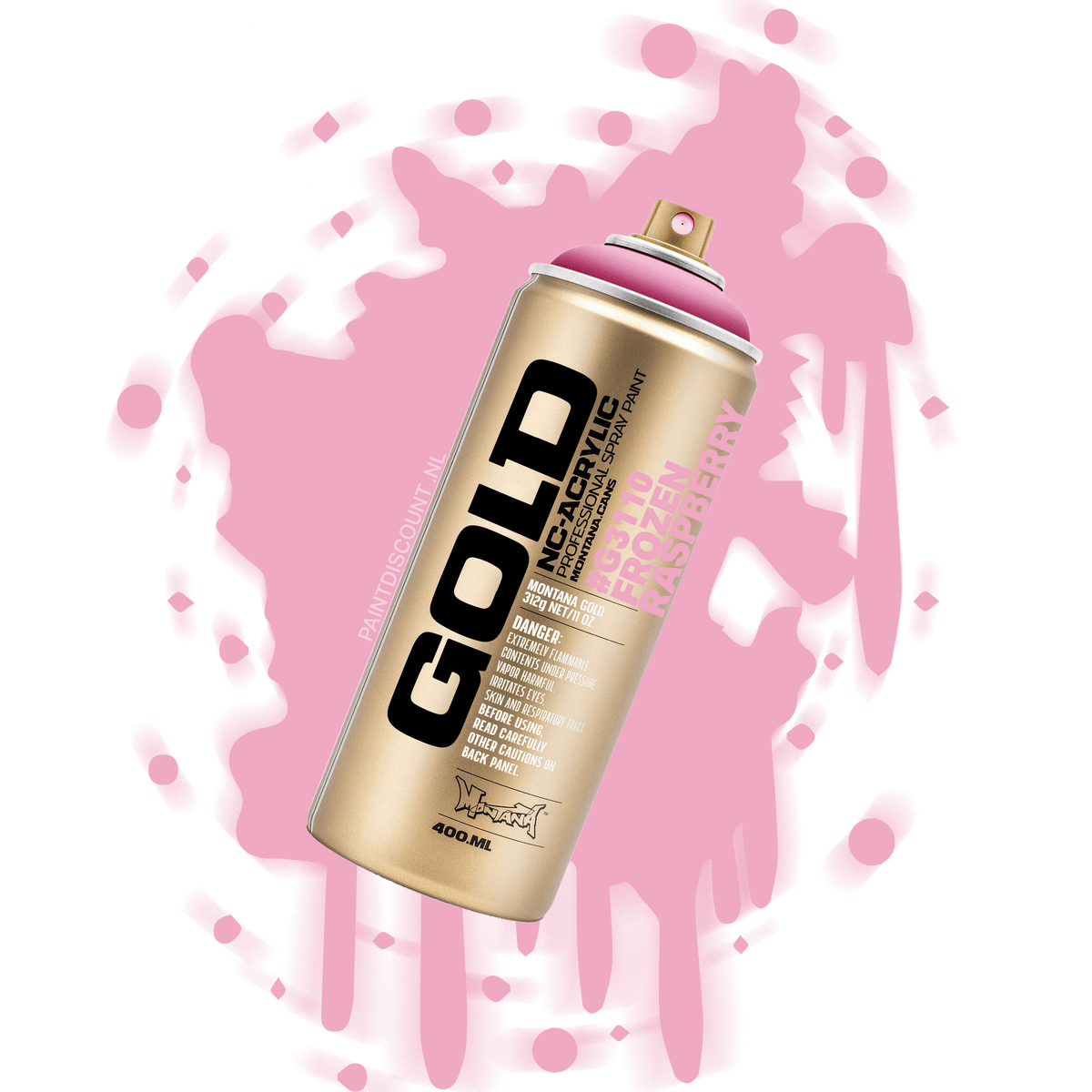 Montana Gold 400ml G3110 Frozen Raspberry – Paintdiscount.nl
