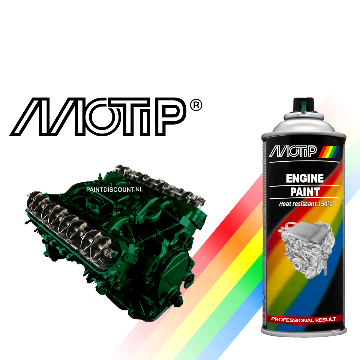 Motip Engine Paint 04095 Volvo Penta Green – Paintdiscount.nl